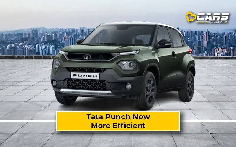 Updated Tata Punch Fuel Efficiency (Mileage) Improved