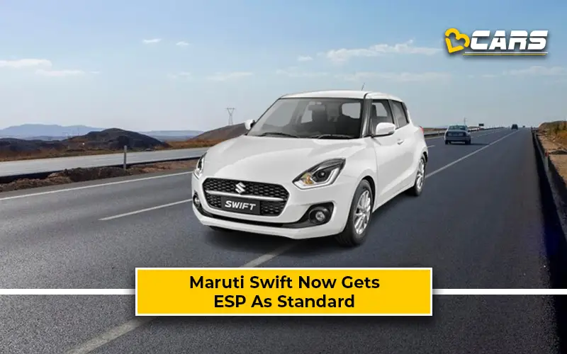 Maruti Suzuki Swift Now Offered With ESP As Standard