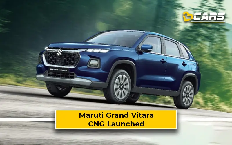 Maruti Suzuki Grand Vitara CNG Launched At Rs. 12.85 lakh