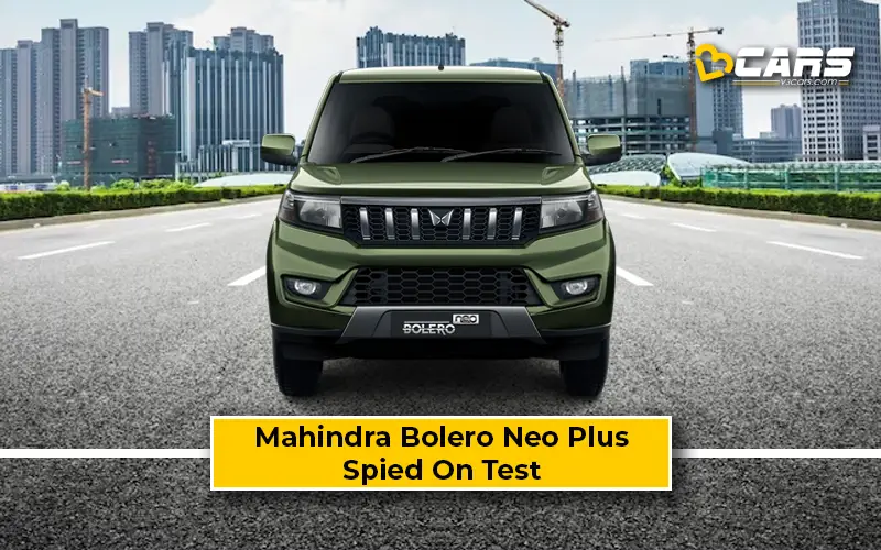 Mahindra Bolero Neo Plus 9-Seater Spied Spied