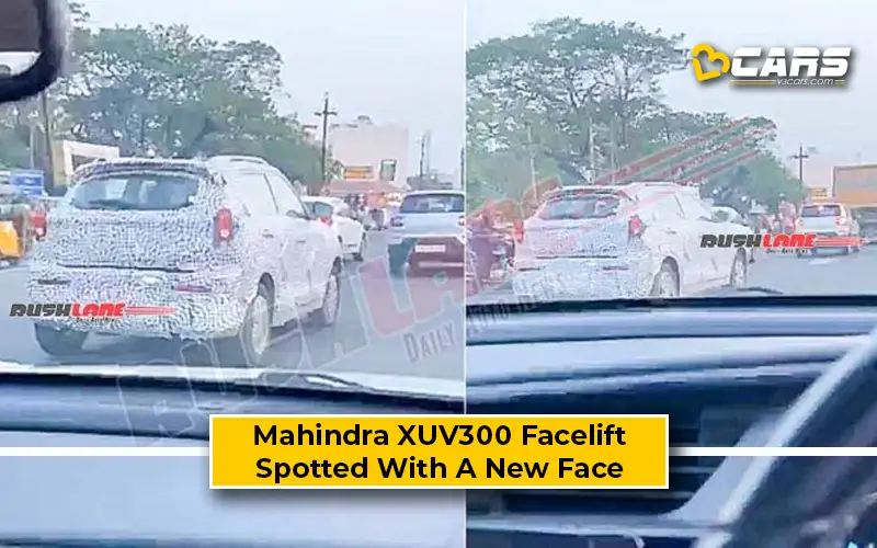 Mahindra XUV300 Facelift Spotted With A New Face