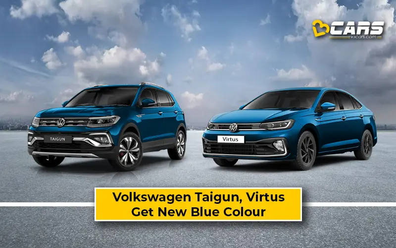 Volkswagen Taigun, Virtus Get New Blue Colour