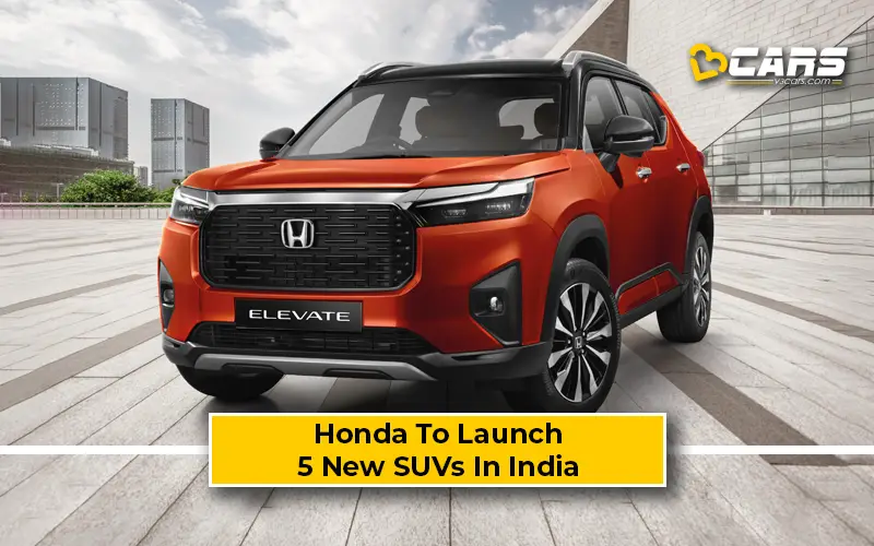 Honda Cars India To Launch 5 New SUVs By 2030