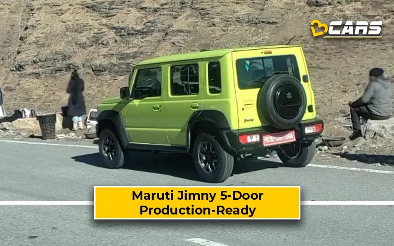 Production-Ready Maruti Suzuki Jimny 5-Door Spotted