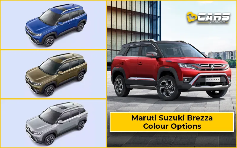 Maruti Suzuki Brezza – All Exterior Colour Options (Variant-wise)