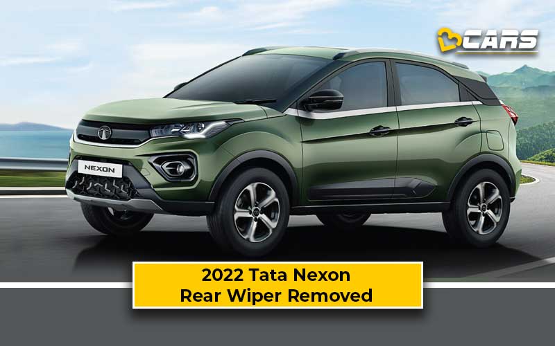 Tata Nexon 2022 Rear Washer Wiper Removed