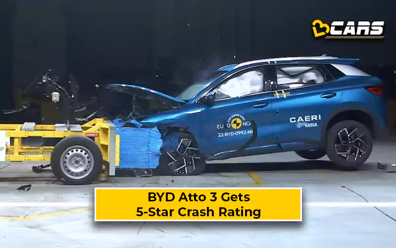 BYD Atto 3 Gets 5 Star Euro NCAP Crash Rating