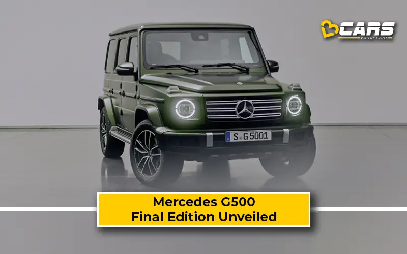 Mercedes-Benz G500 Final Edition Revealed