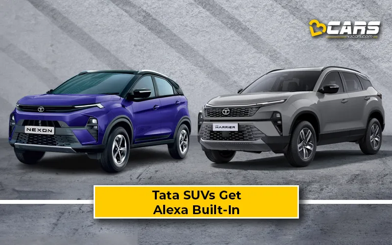 Tata Harrier, Safari, Nexon, Nexon EV Get Alexa Built-In