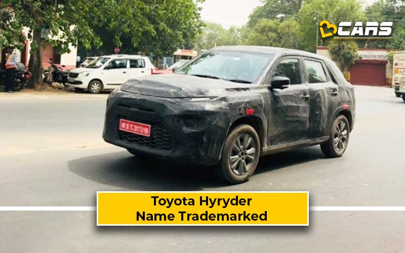 Toyota Hyryder Name Trademarked For Upcoming C-SUV With Maruti Suzuki