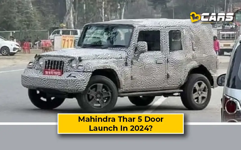 Mahindra Thar 5 Door Likely To Launch In 2024