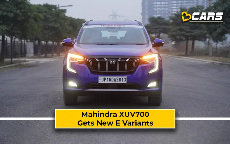 Mahindra XUV700 Gets New Variants With Improved Safety Features