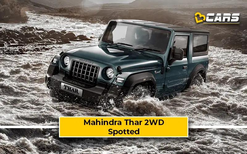 Mahindra Thar 2WD Diesel Manual Spotted