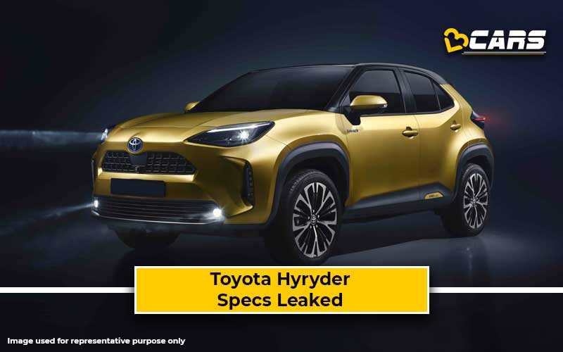 Toyota Hyryder Hybrid SUV Power Specs Leaked