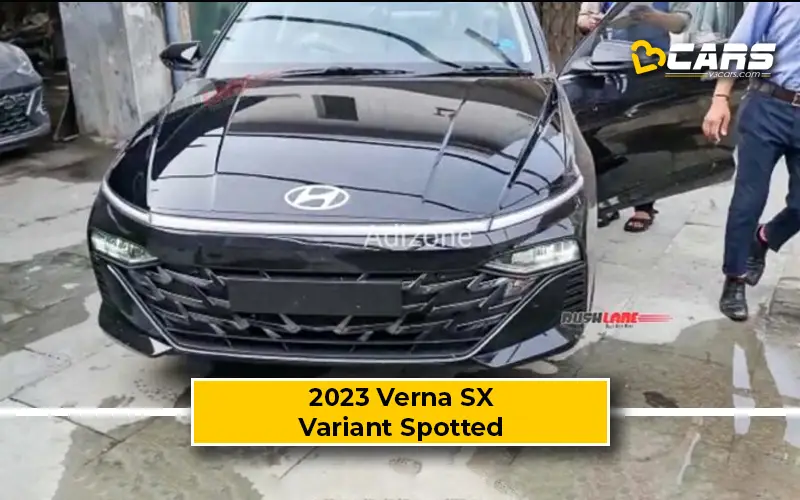 2023 Hyundai Verna SX Mid Variant Spotted Ahead Of Launch