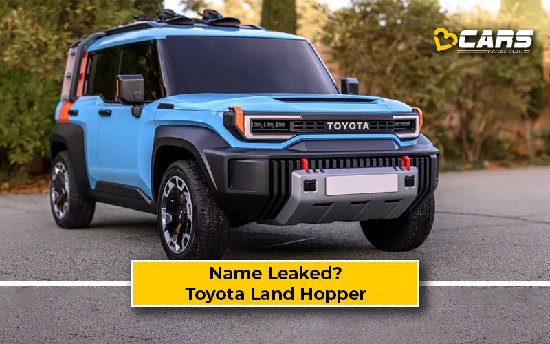 Toyota Land Hopper Could Be The Name Of Their “Mini Land Cruiser”
