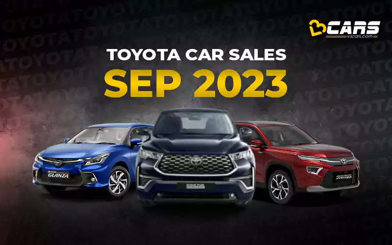 September 2023 Toyota Car Sales Analysis - YoY, MoM Change, 6-Month Trend