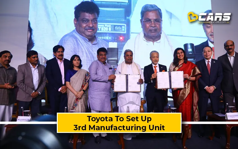 Toyota Ready To Set Up 3rd Manufacturing Unit In Karnataka (Press Release)