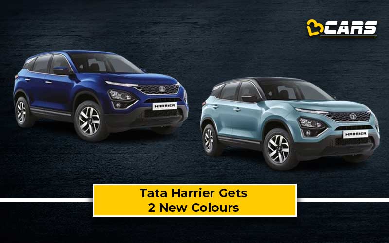 Tata Harrier Gets 2 New Colour Options - Dark Blue And Light Blue