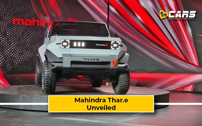 Mahindra Thar E Electric SUV Unveiled – Launch In 2023