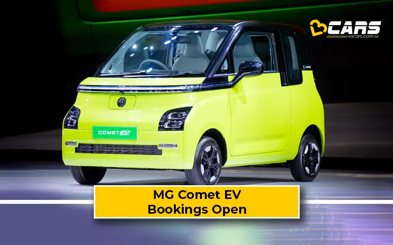MG Comet EV Bookings Open