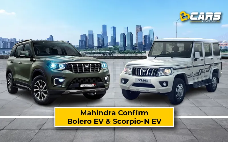 Mahindra Scorpio EV, Bolero EV Confirmed