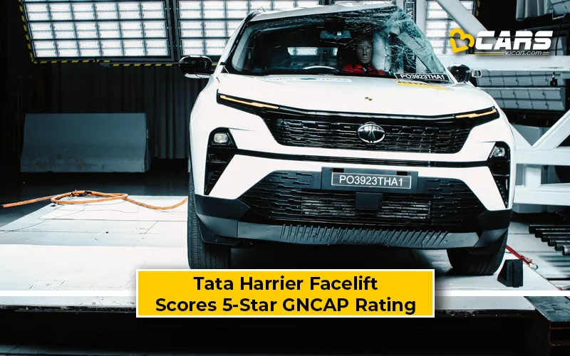 New Tata Harrier Facelift Scores Five Star Global NCAP Rating
