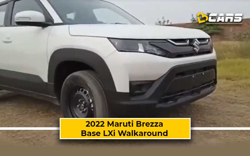 New 2022 Brezza Base LXI Variant Walkaround Video