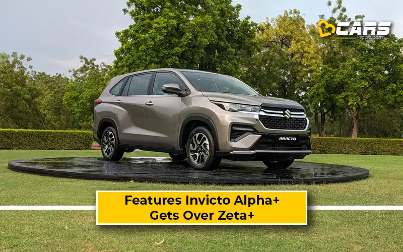 Features Maruti Suzuki Invicto Alpha+ Offers Over Zeta+