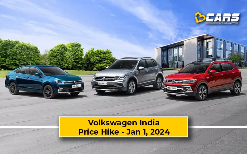 Volkswagen India Price Increase From Jan 1, 2024