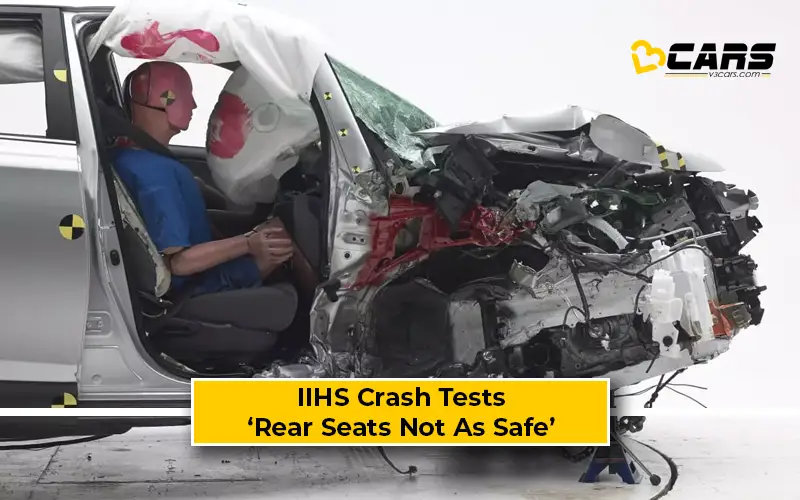 Rear Seats Aren’t As Safe As Front Seats - IIHS Find In Crash Tests