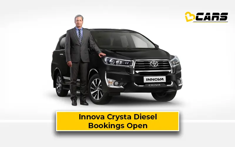 Toyota Innova Crysta Diesel Bookings Open