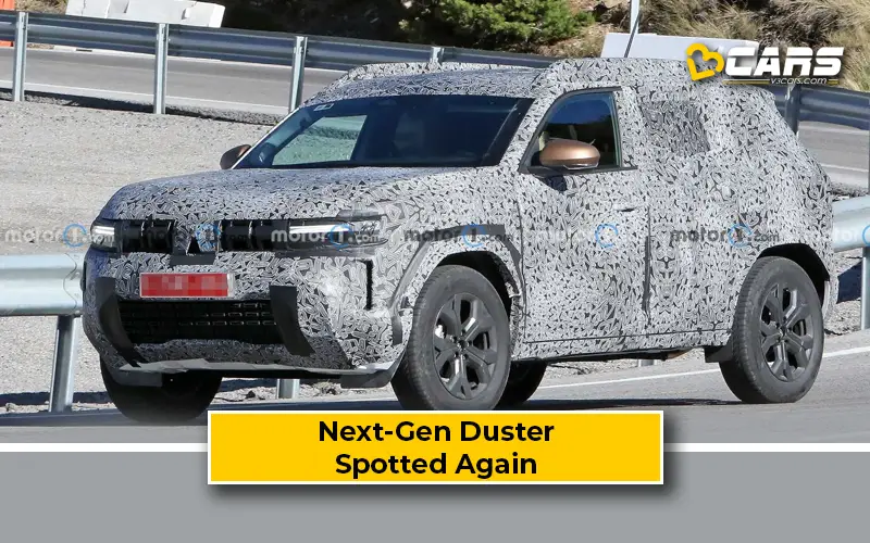 Next-Gen Renault Duster Spotted Again