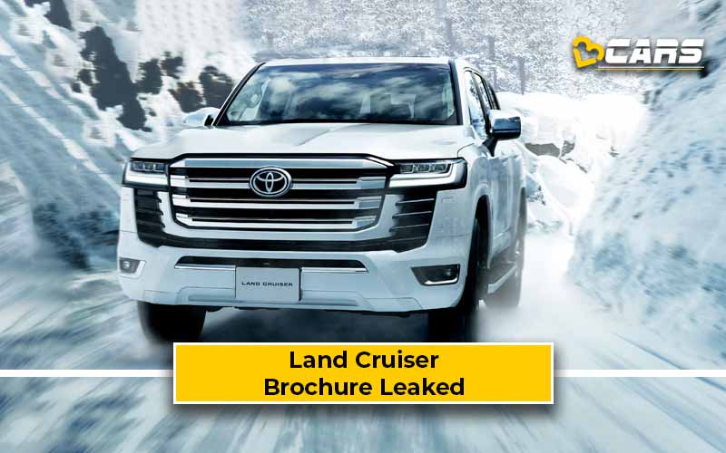 India-spec Toyota Land Cruiser LC300 Brochure Leaked