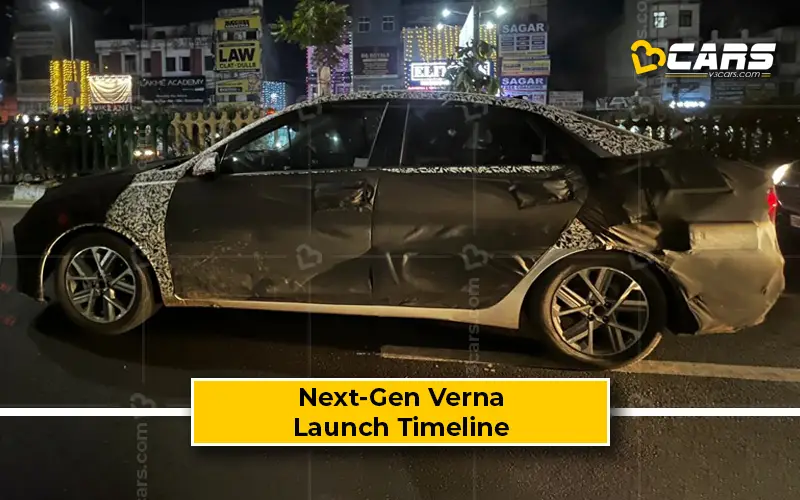 Next-Gen Hyundai Verna Expected Launch Timeline