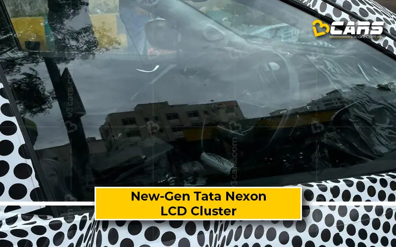 New-gen Tata Nexon Full Colour LCD Cluster Spotted