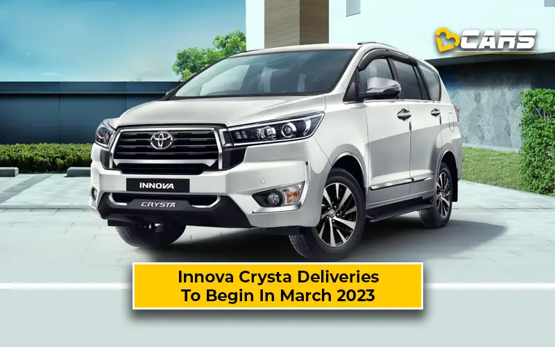 Toyota Innova Crysta Diesel Deliveries To Commence In March