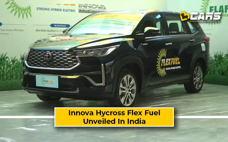 Toyota Innova Hycross Flex Fuel Unveiled In India
