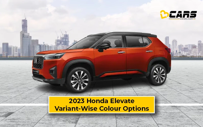 Honda Elevate SUV Variants-Wise Colour Options Revealed