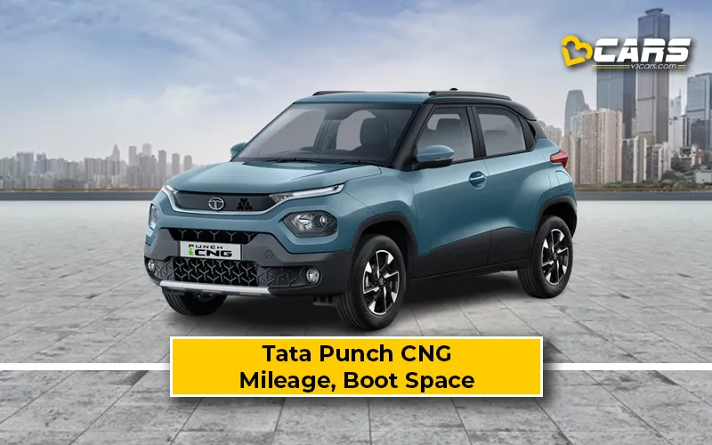 Tata Punch CNG Fuel Efficiency, Boot Space Revealed