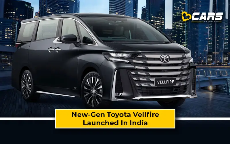 2023 Toyota Vellfire Launched In India At Rs. 1.20 Crore