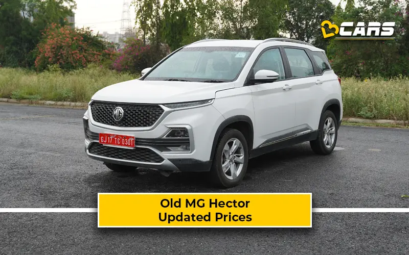 Old MG Hector Remains On Sale — Price List Inside
