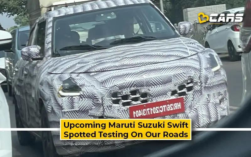 New Maruti Suzuki Swift Spotted Testing – Launch In 2024