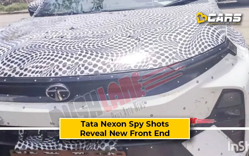 Next-Gen Tata Nexon Front End Spied Undisguised
