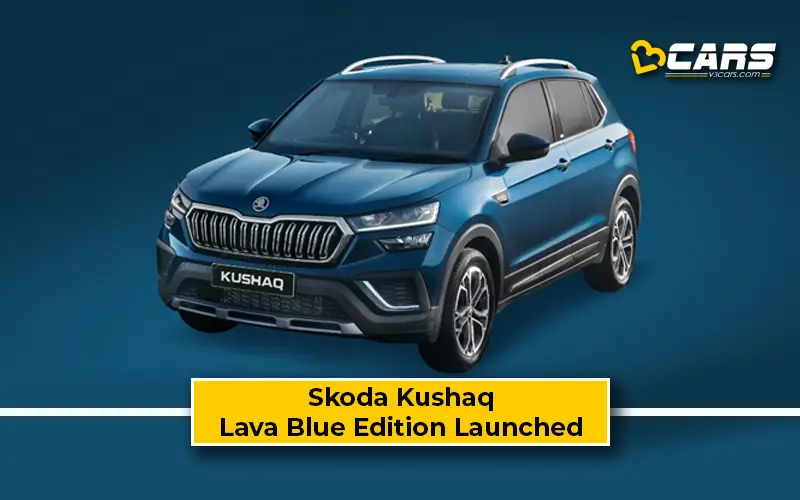 Skoda Kushaq Lava Blue Edition Launched With Exclusive Blue Colour