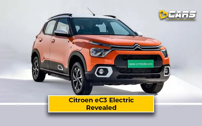 Citroen eC3 Electric SUV Officially Revealed In India