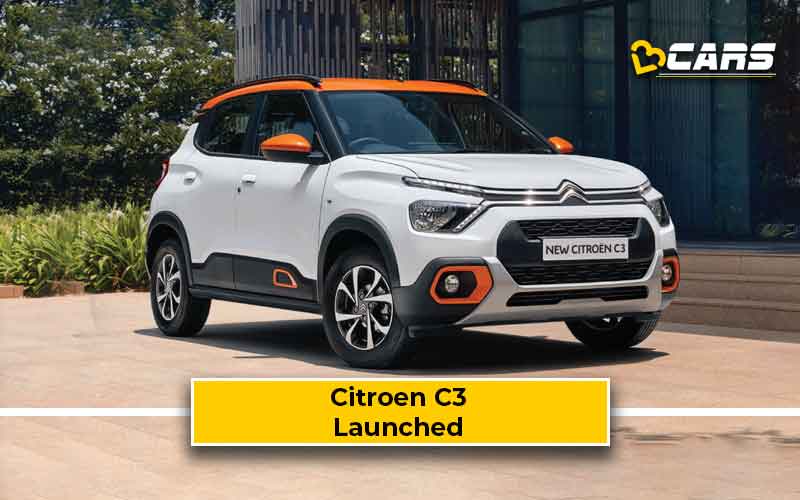 Citroen C3 Launched In India - Prices, Specs, Variants & Top Features