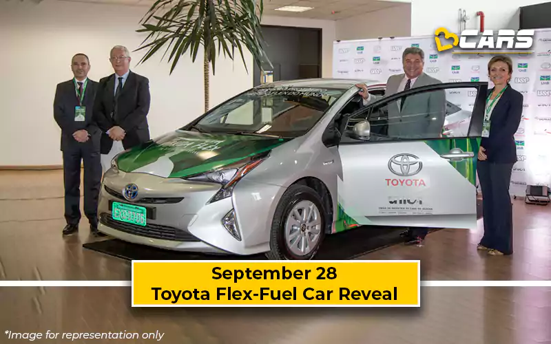 Toyota To Reveal Flex-Fuel Car On September 28, 2022