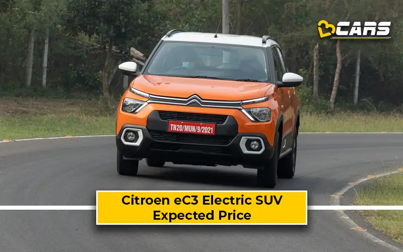 Citroen eC3 Electric SUV Expected Price Calculation - With Logic