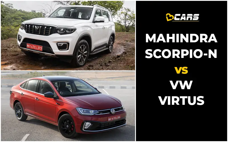Scorpio-N vs Virtus Comparison | Prices, Specs, Dimensions